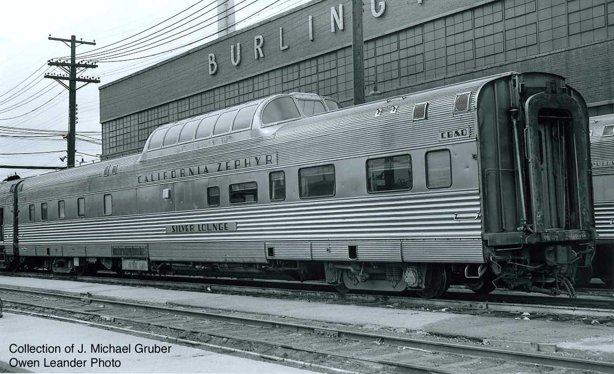 ‘O’ Scale California Zephyr Passenger Cars – Wasatch Model Company